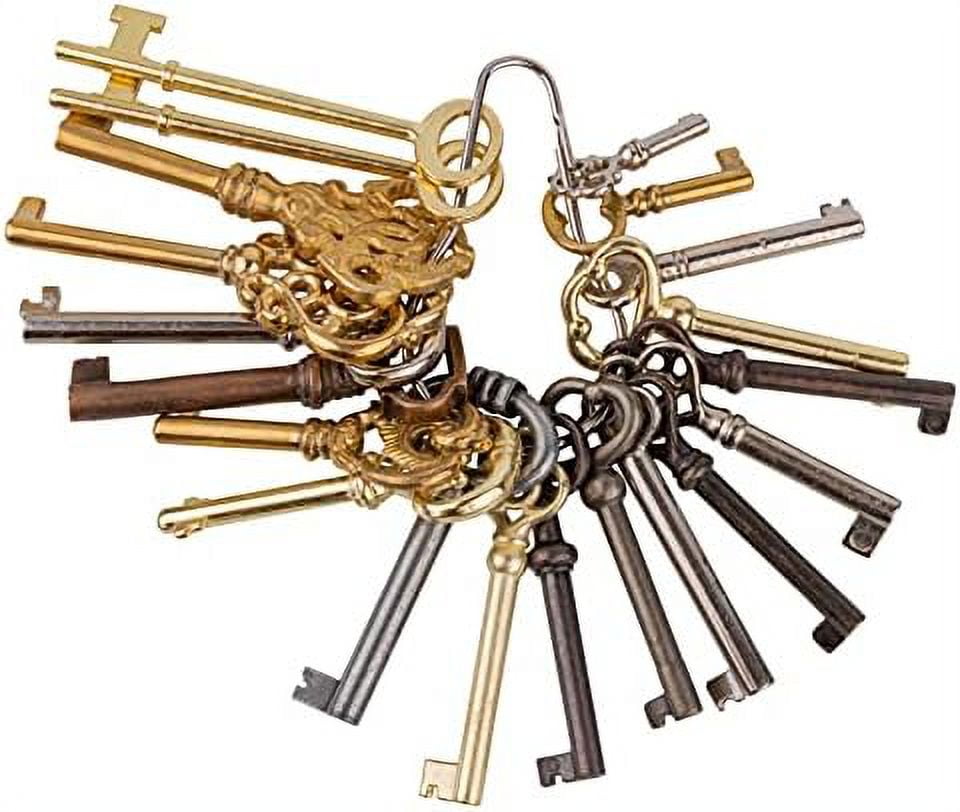 UNIQANTIQ HARDWARE SUPPLY Skeleton Key Set Reproduction for Antique ...