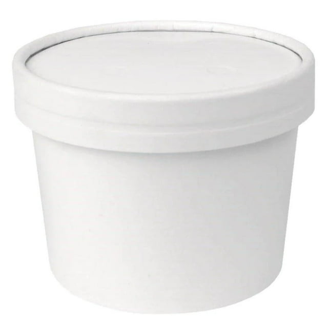 UNIQIFY® 12 oz Ice Cream To Go Containers With Non-Vented Lids ...