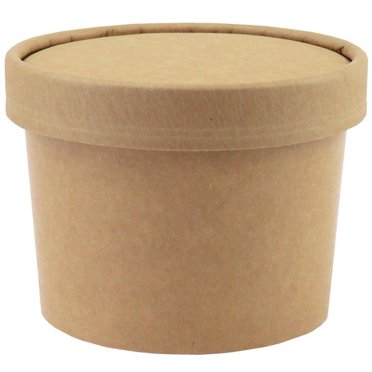 UNIQIFY® Pint 16 oz Ice Cream To Go Containers With Non-Vented Lids ...