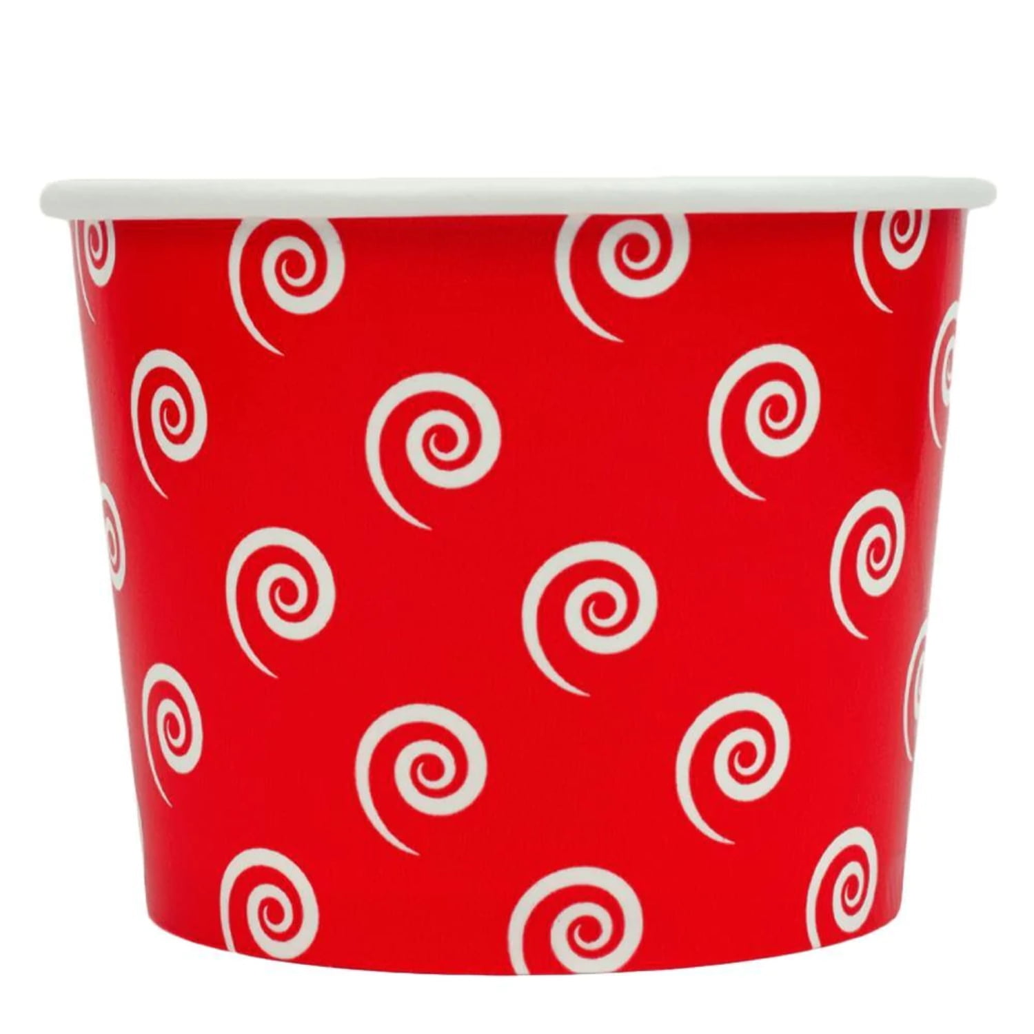 UNIQIFY® 12 oz Red Swirls and Twirls Ice Cream Cups - Walmart.com
