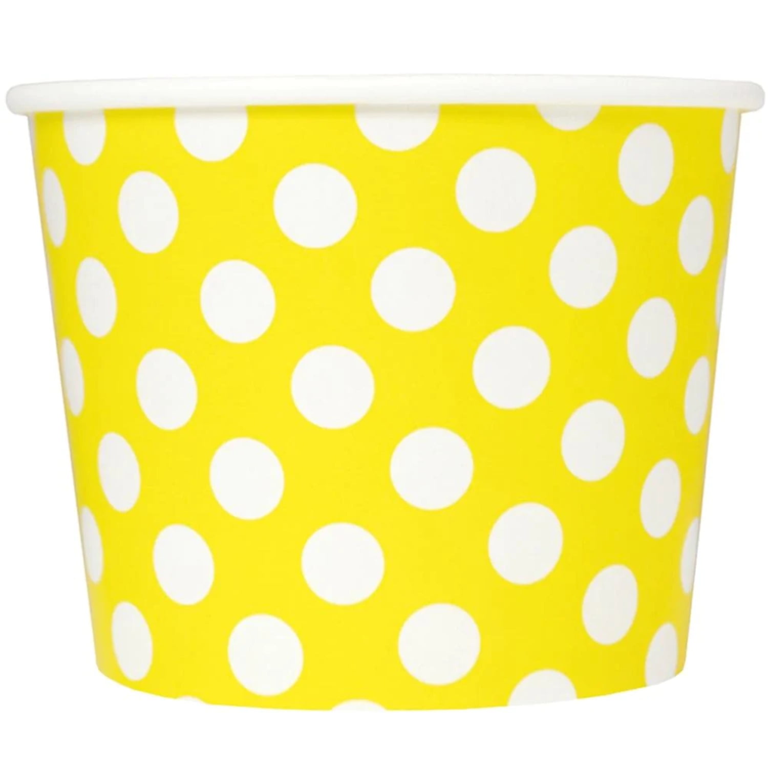 UNIQIFY® 16 oz Yellow Polka Dotty Ice Cream Cups - Walmart.com