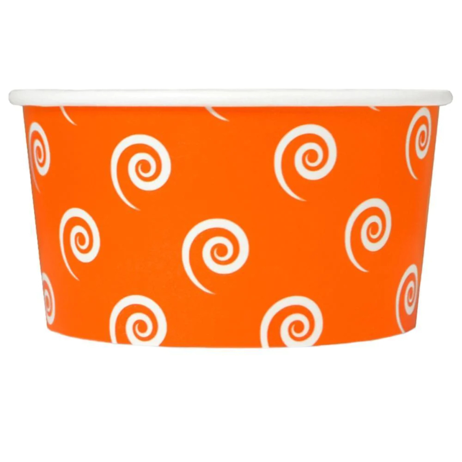 UNIQIFY® 6 oz Orange Swirls and Twirls Ice Cream Cups - Walmart.com