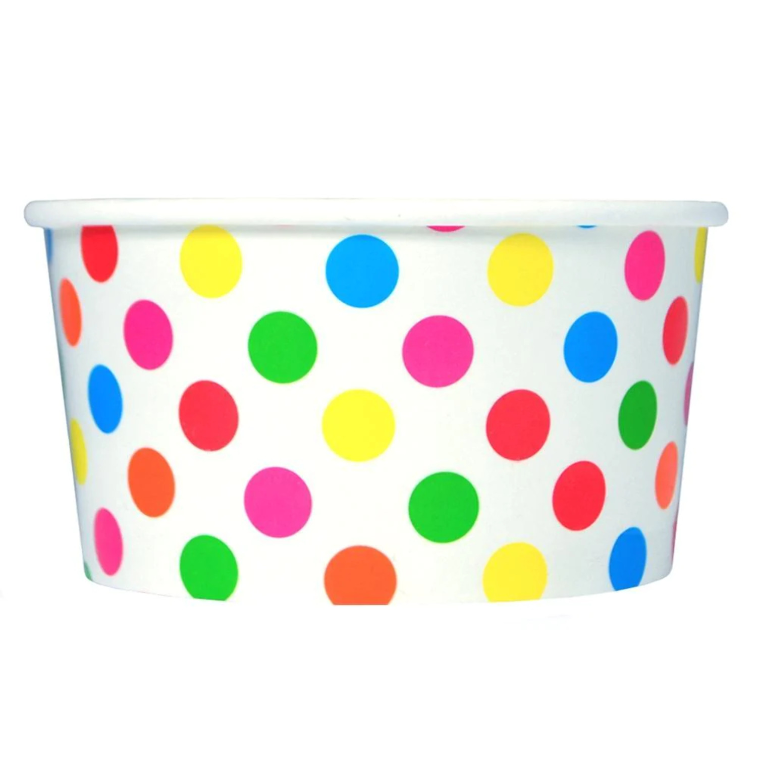 UNIQIFY® 6 oz Rainbow Polka Dotty Ice Cream Cups - Walmart.com