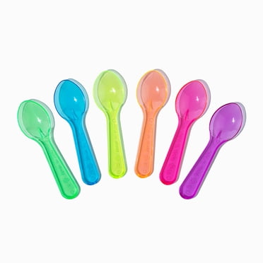 Mini Plastic Cocktail Spoons, Assorted, 24ct - Walmart.com