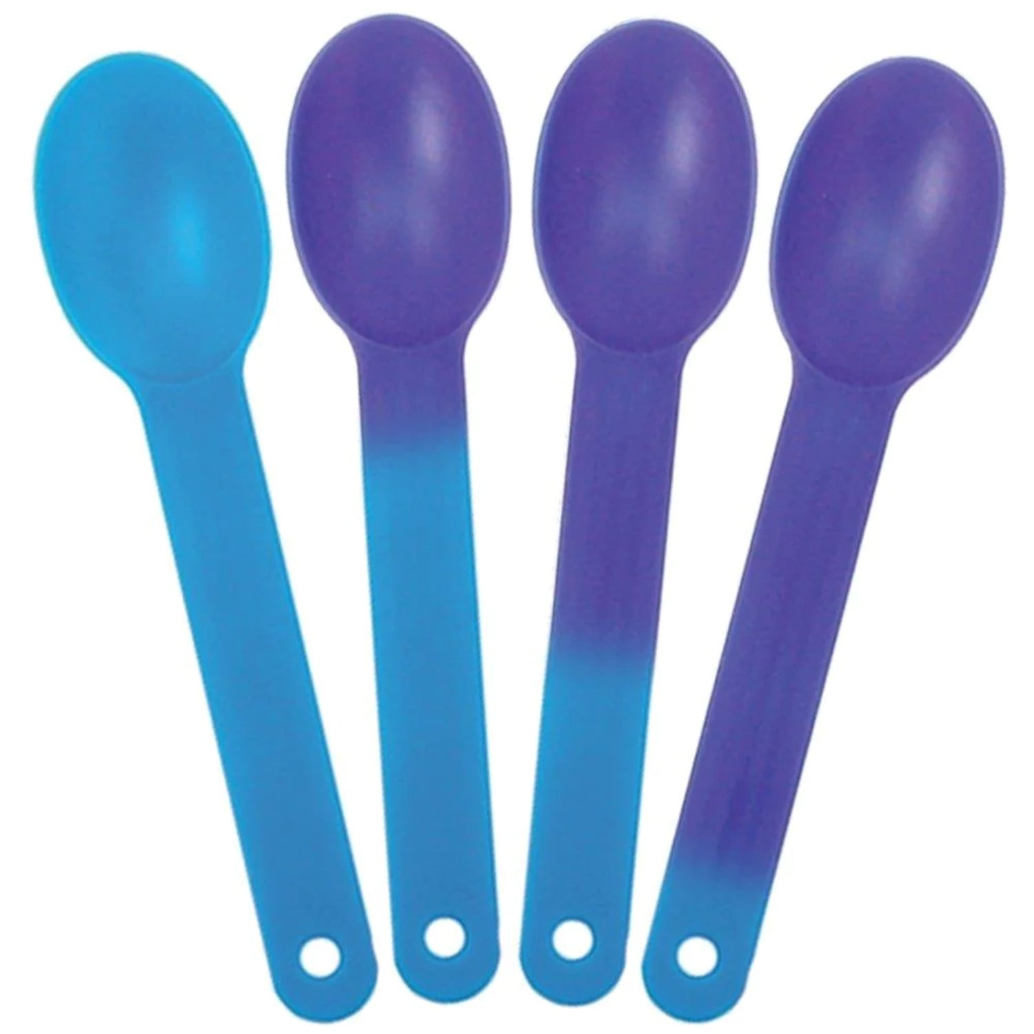 UNIQIFY® XL Crazy Color Changing Spoons - Blue to Purple - Walmart.com