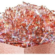 White & Iridescent Cut / Shredded Paper Gift Box & Basket Crinkle Paper ...