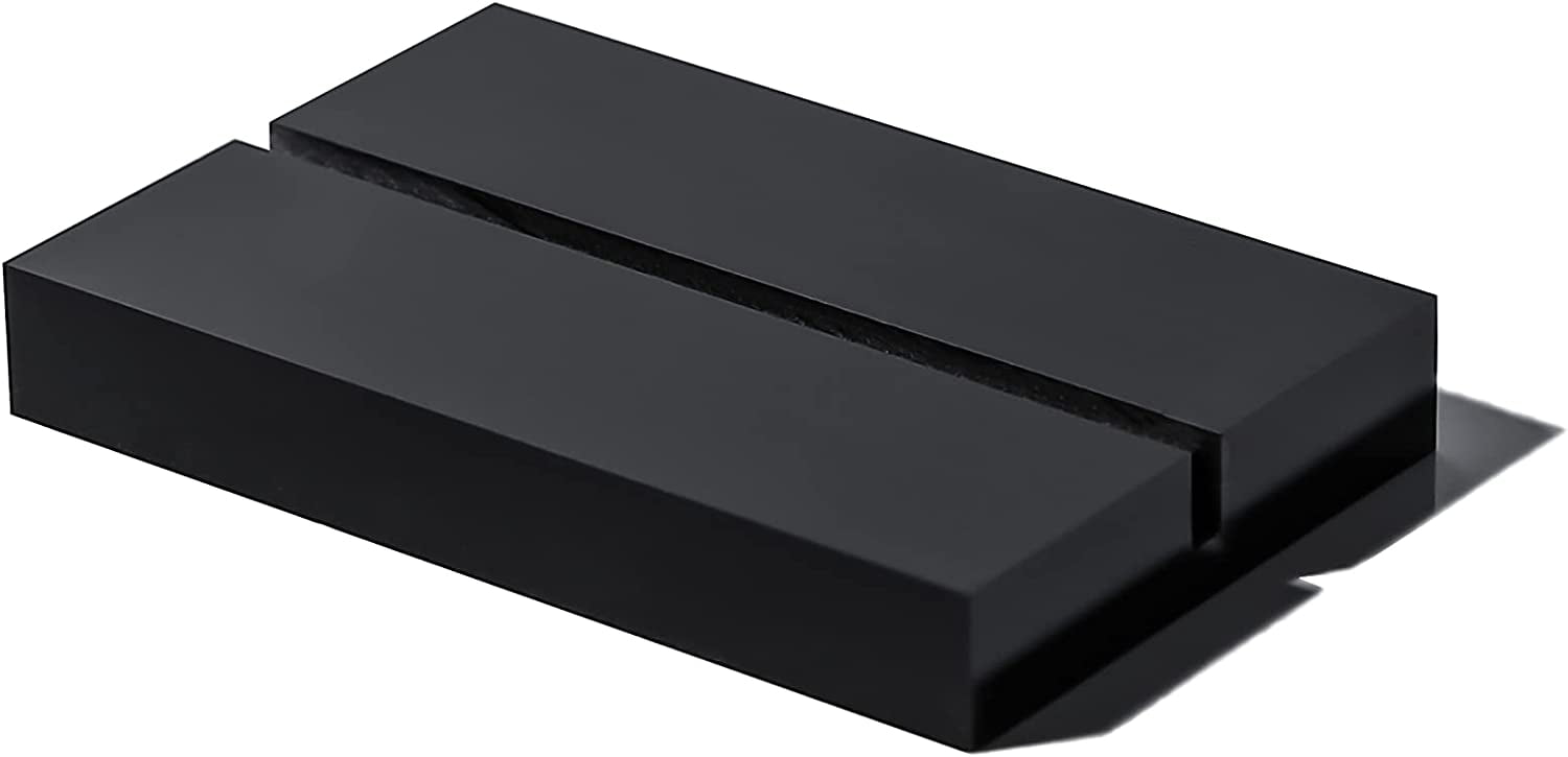 UNIQOOO 3" Black Acrylic Stand |3mm Slot Wedding Sign Holders, Perfect ...