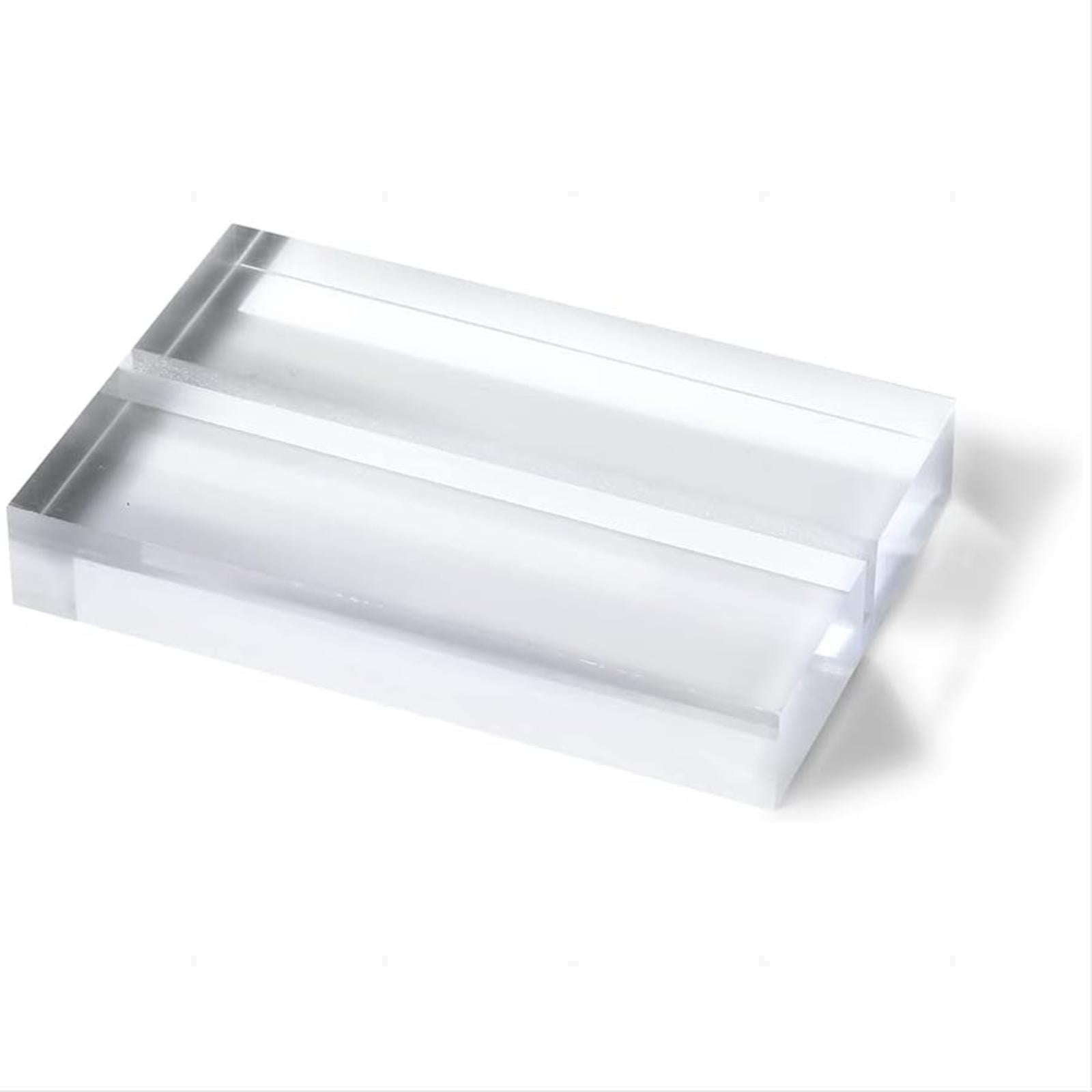 UNIQOOO 3" Clear Acrylic Stand |3mm Slot Wedding Sign Holders, Perfect ...