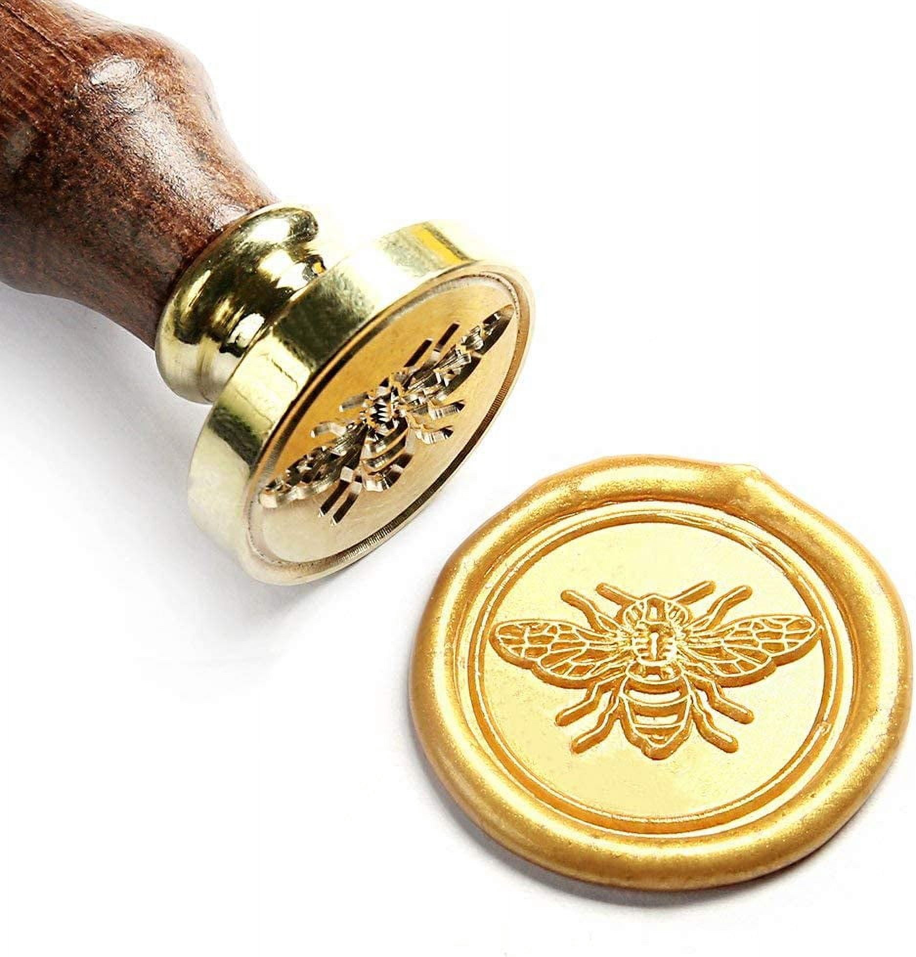 UNIQOOO Little Bee Wax Seal Stamp-Sealing Wax Stamp Great for ...