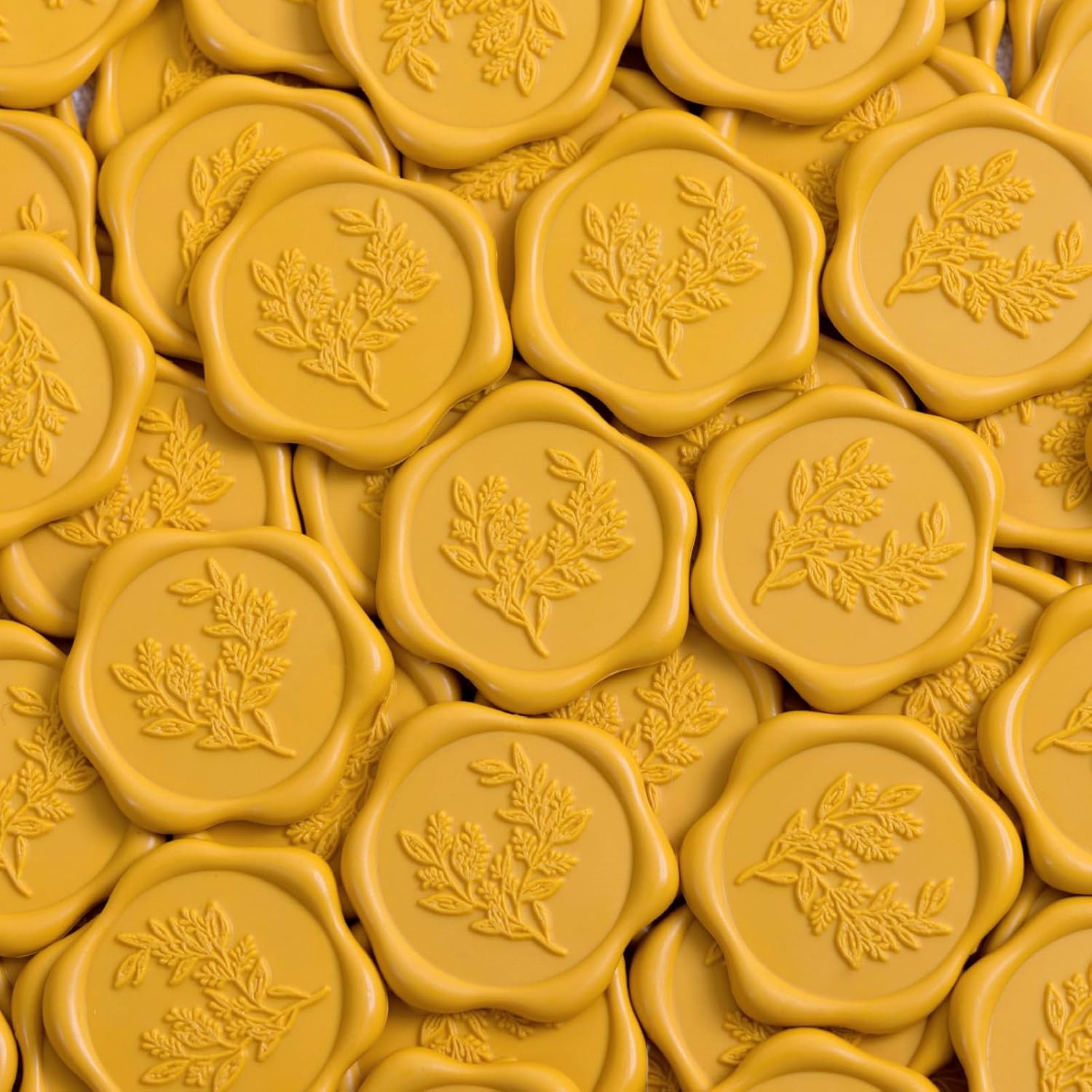 UNIQOOO Wax Seal Stickers - Eucalyptus Wedding Invitation Envelope Seal ...