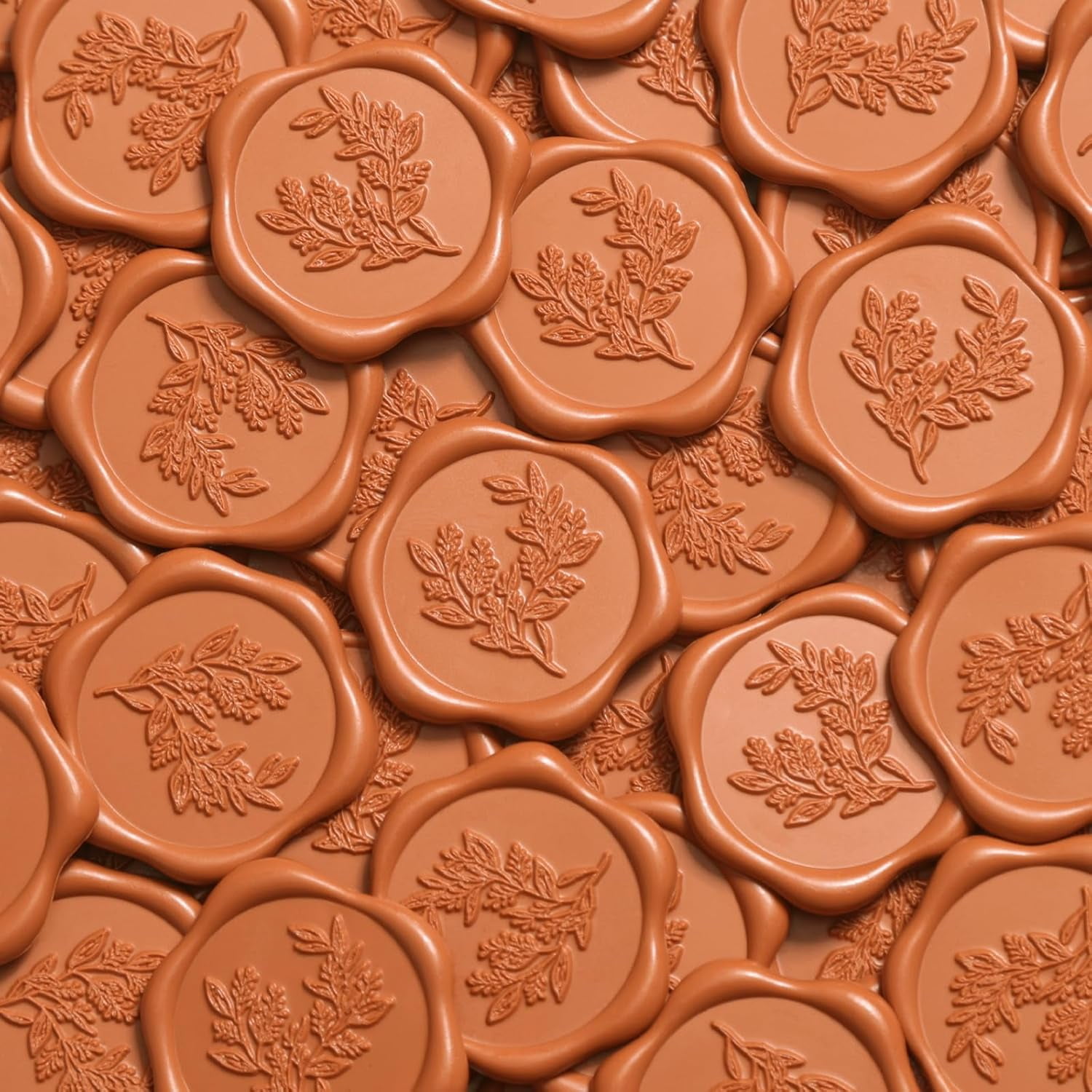 UNIQOOO Wax Seal Stickers - Eucalyptus Wedding Invitation Envelope Seal ...