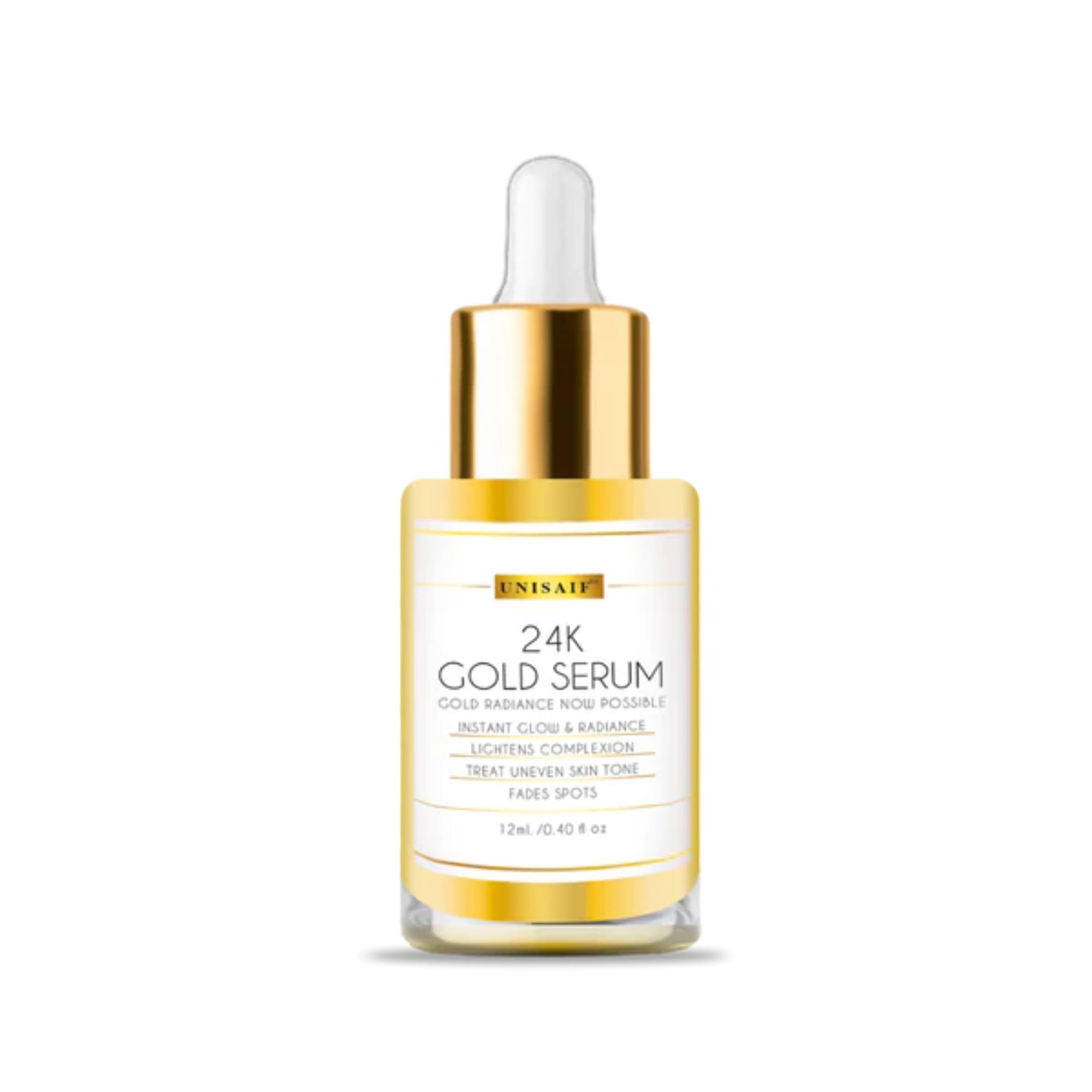 UNISAIF 24k Gold Vitamin C Face Serum - Walmart Business Supplies