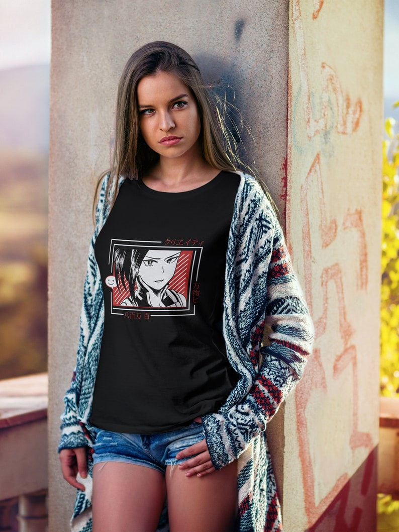 UNISEX, Momo Yaoyorozu Shirt, My Hero Academia Shirt, Boku no Hero ...