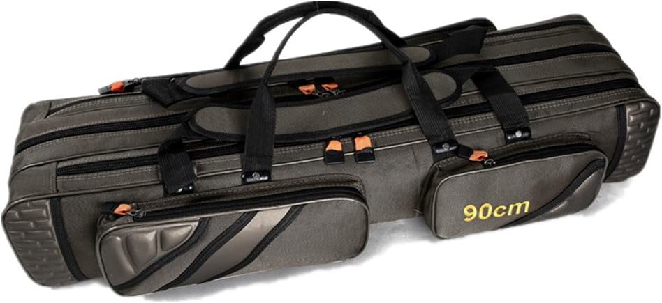 UNISTRENGH 3 Layers Portable Folding Fishing Rod Carrier Reel Case Bags ...