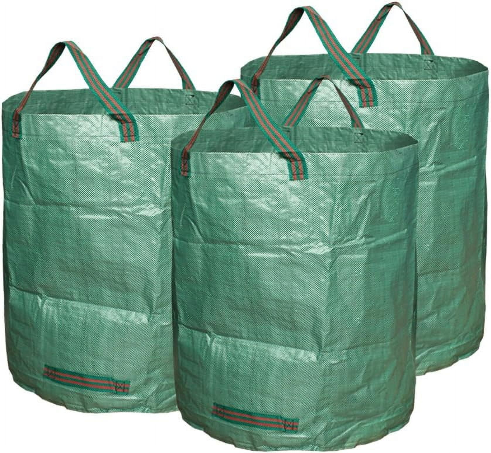 UNISTRENGH 3-Pack 72 Gallons Reusable Garden Waste Bags Gardening ...