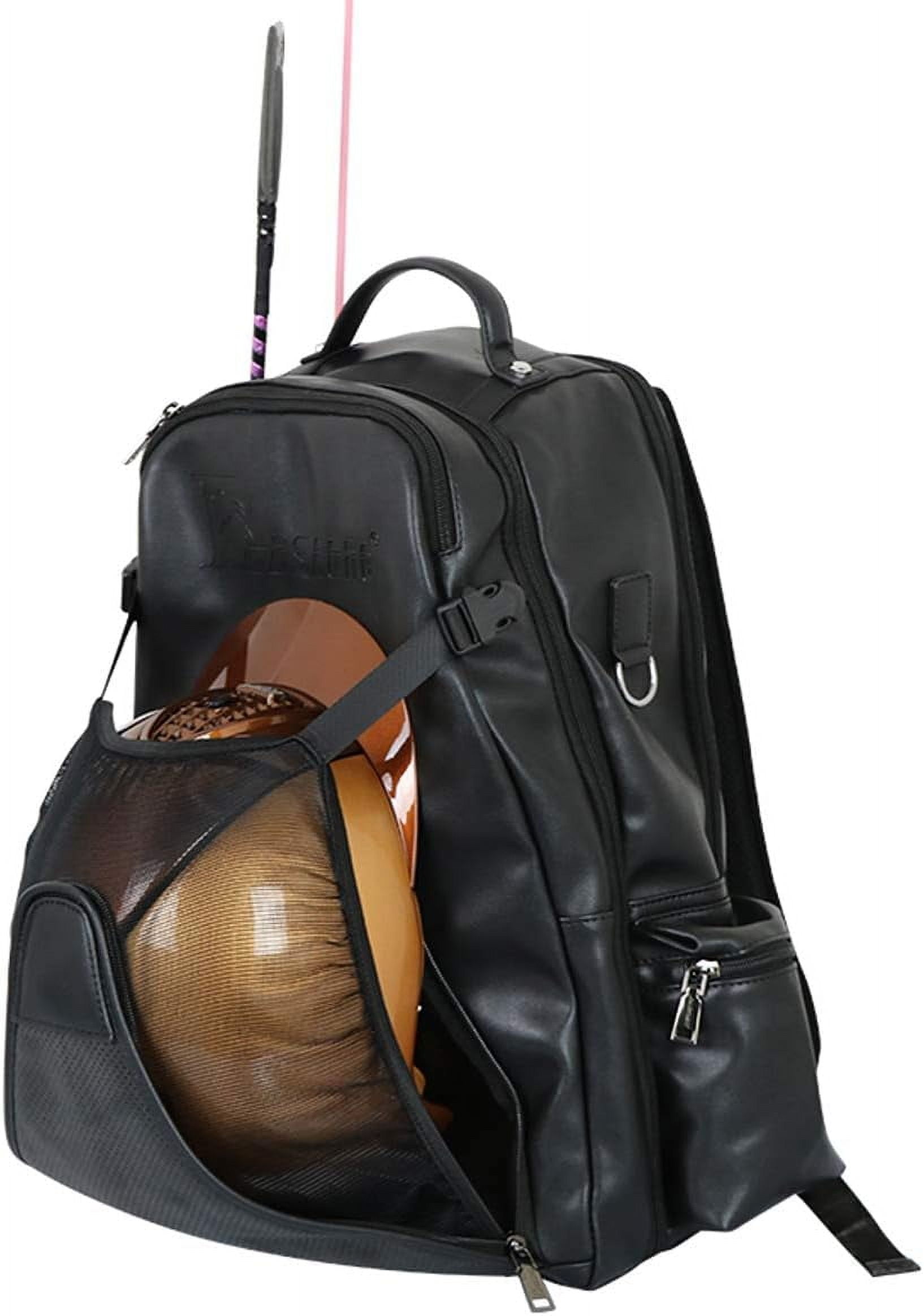 UNISTRENGH Professional Equestrian Backpack with Concealed Mesh Holder ...
