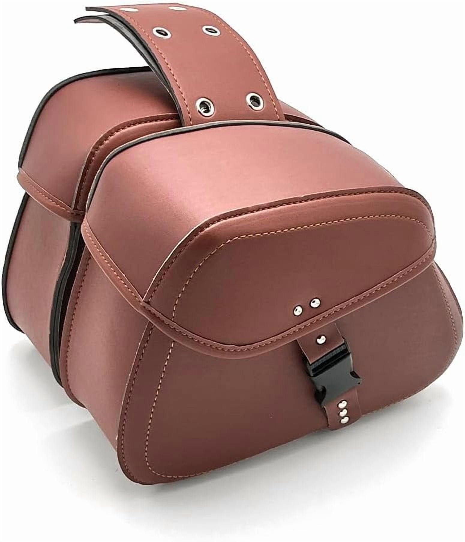 UNISTRENGH Retro Pannier Rack Bag for Bicycle Motorcycle Scooter E-bike ...