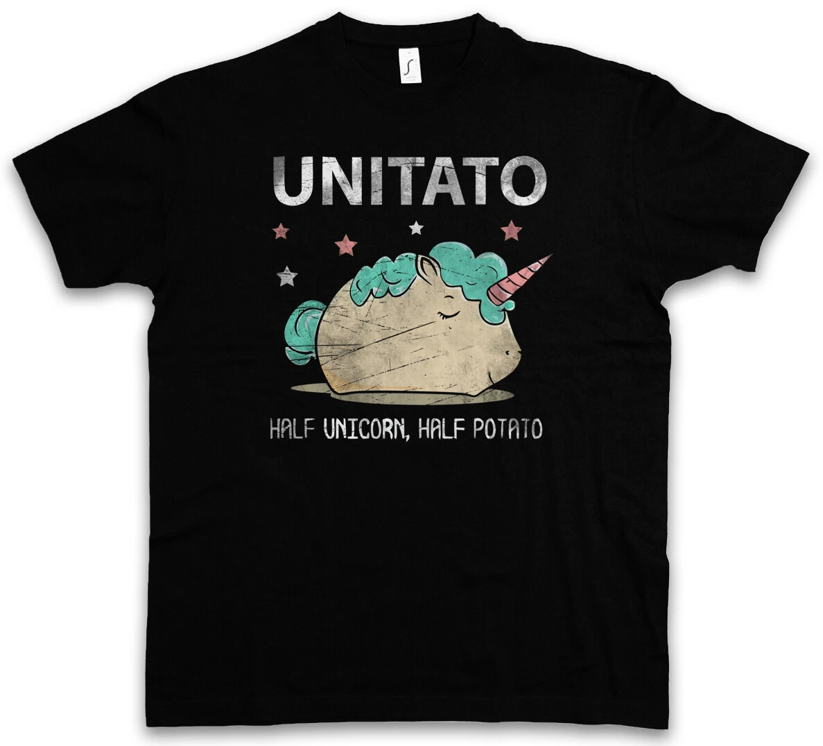 UNITATO T-SHIRT - Unicorn Potato Unicorn Rainbow Rainbow Potato Fun ...