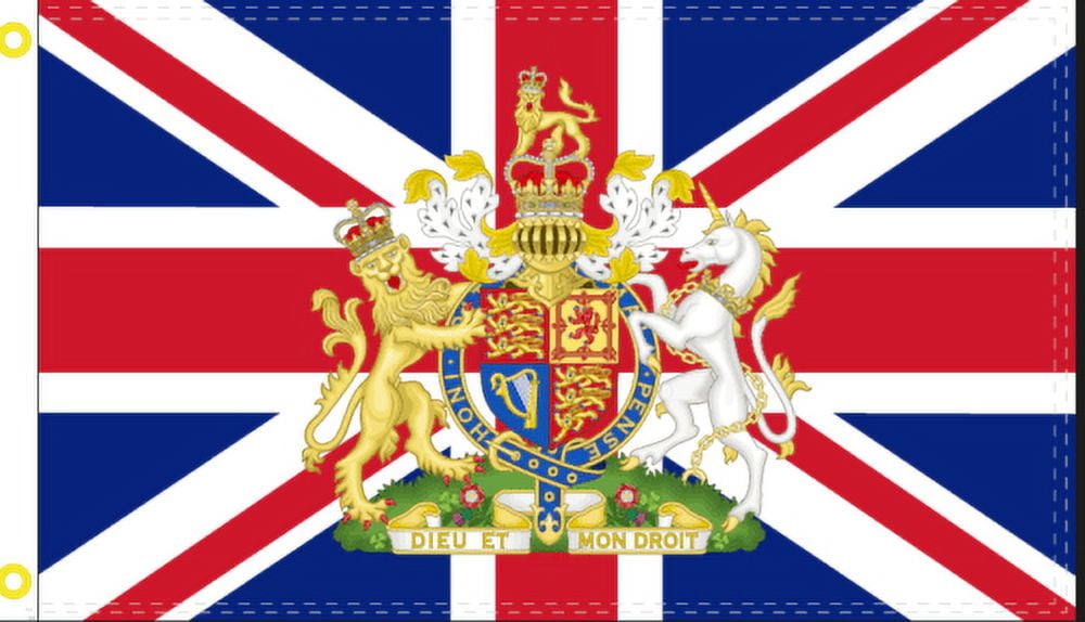 UNITED KINGDOM BRITISH ROYAL FAMILY UK CREST ENGLAND USA 3X5 COLLECTOR ...