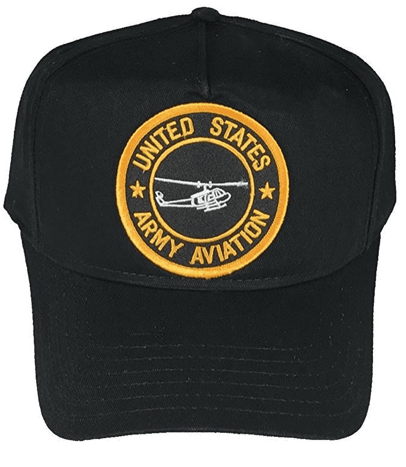 UNITED STATES ARMY AVIATION HAT CAP HUEY UH-1 HELICOPTER FORT RUCKER ...