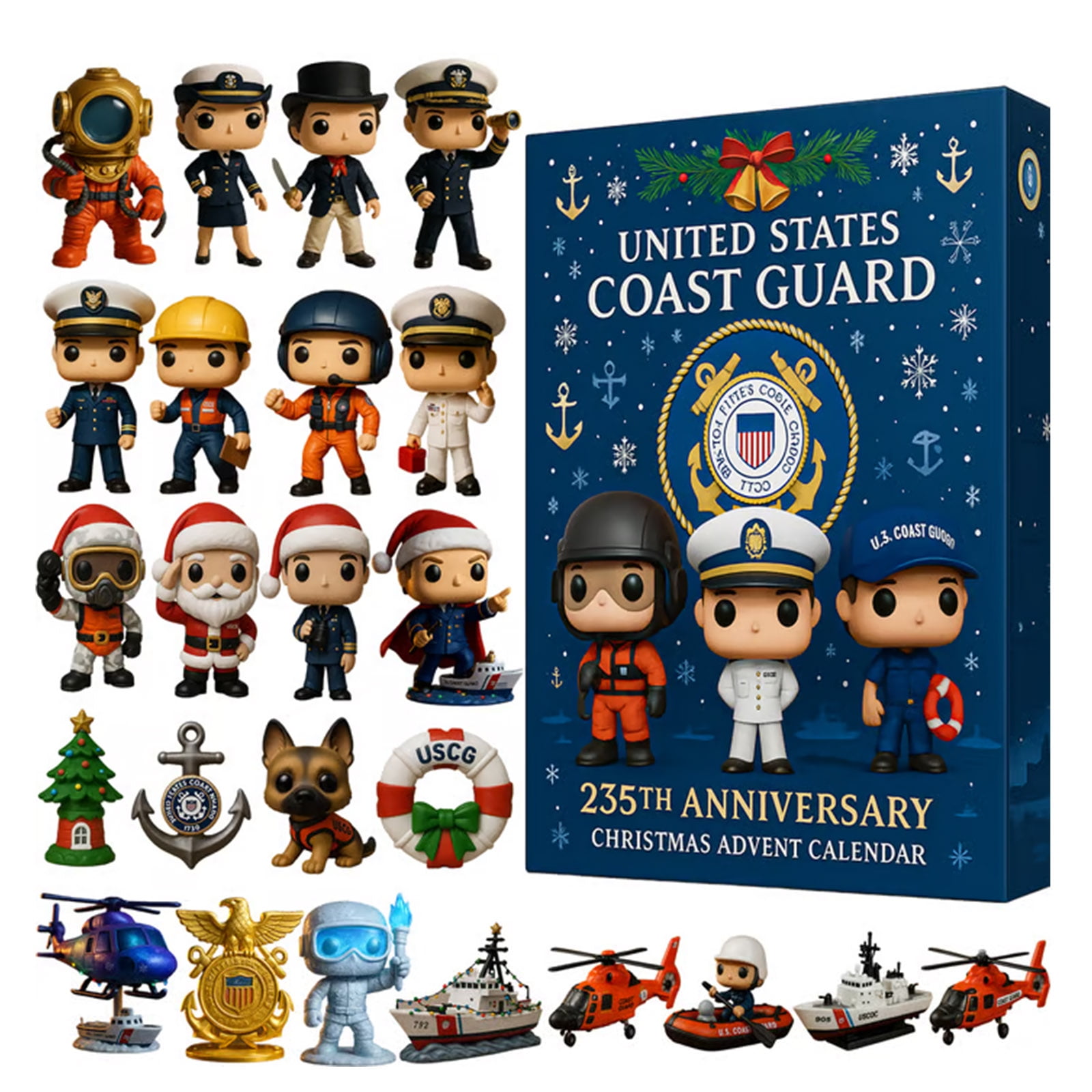UNITED STATES COAST GUARD 235th Anniversary Christmas Advent Calendar ...