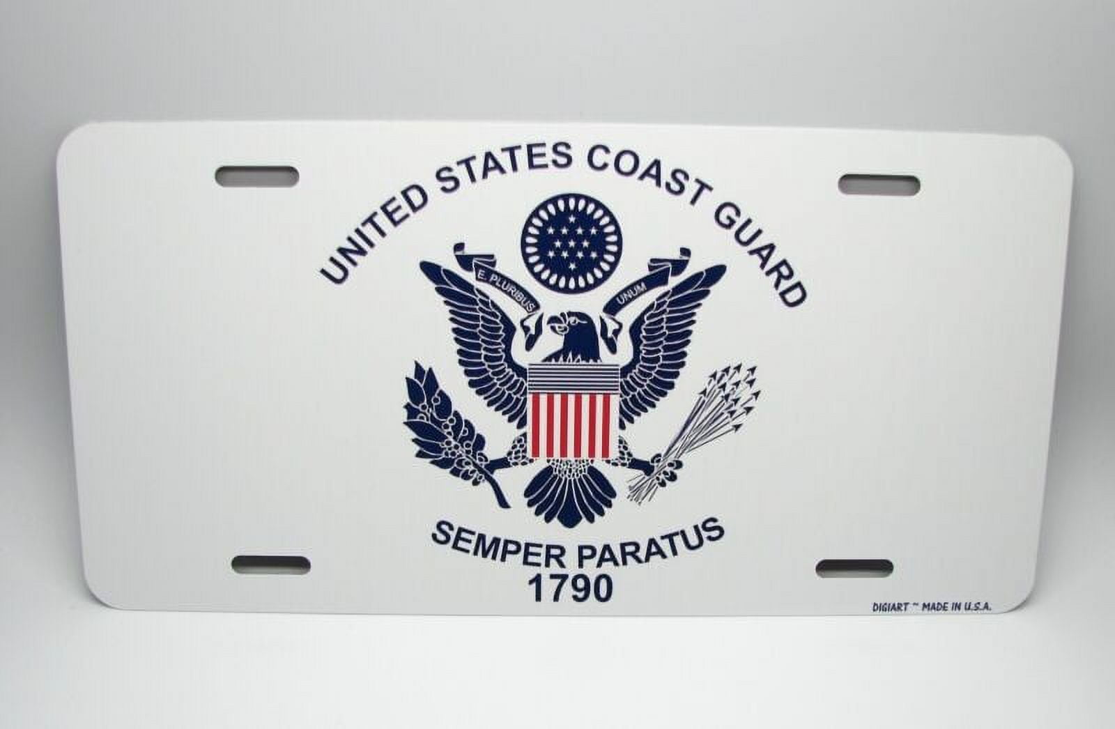 UNITED STATES COAST GUARD SEARCH RESCUE SAR METAL CAR NOVELTY LICENSE ...