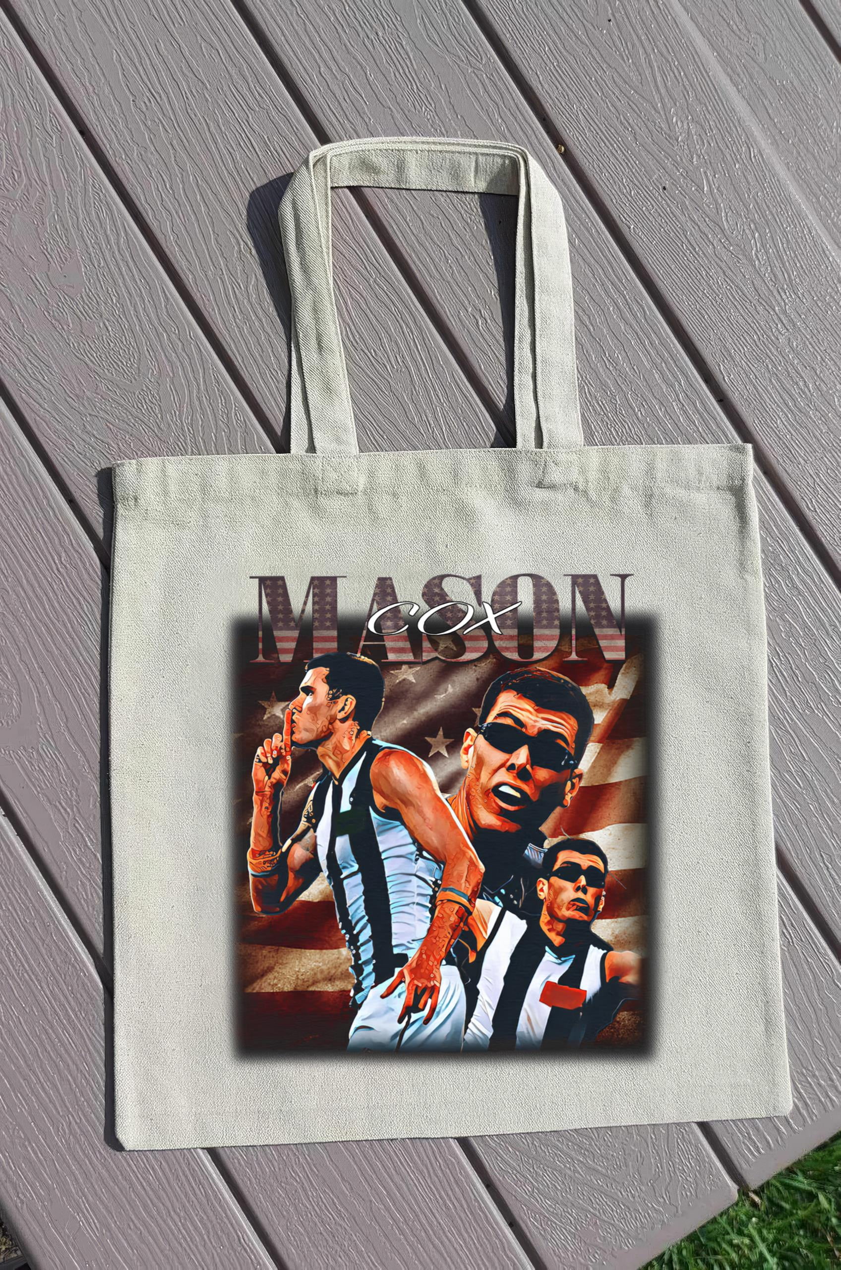 UNITED STATES EDITION - Vintage Afl T-Bag Collingwood Magpies Mason Cox ...
