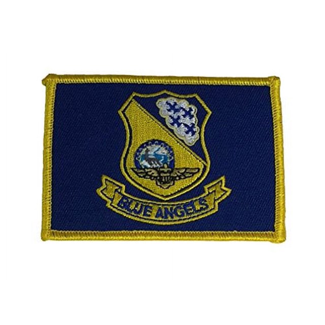 UNITED STATES NAVY BLUE ANGELS FLAG Patch - Color - Veteran Owned ...