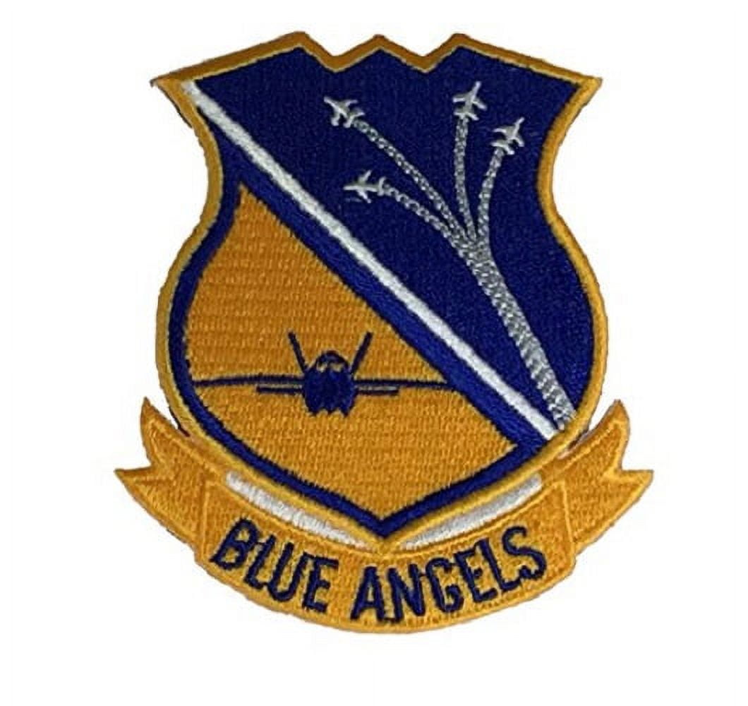 UNITED STATES NAVY BLUE ANGELS Patch - Gold/Blue/White - Veteran Owned ...