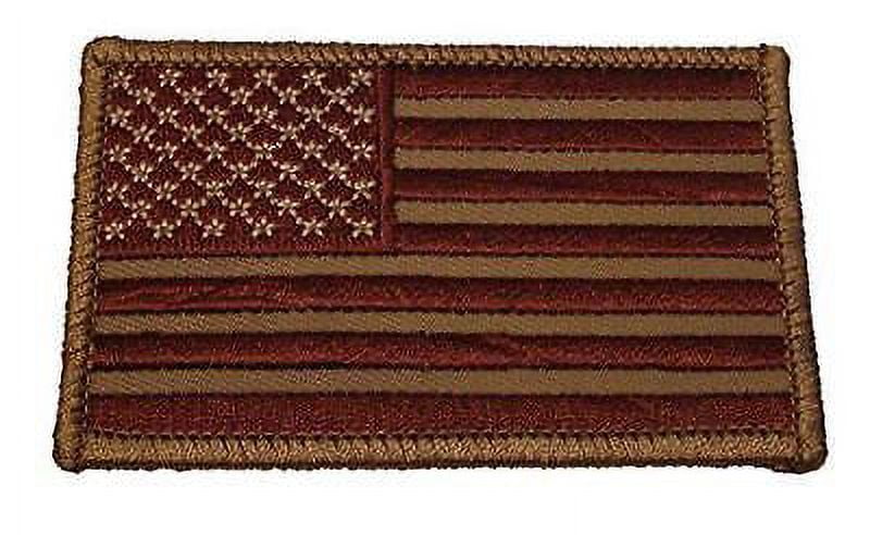 UNITED STATES US FLAG PATCH SUBDUED DESERT TAN PATRIOTIC STARS STRIPES ...