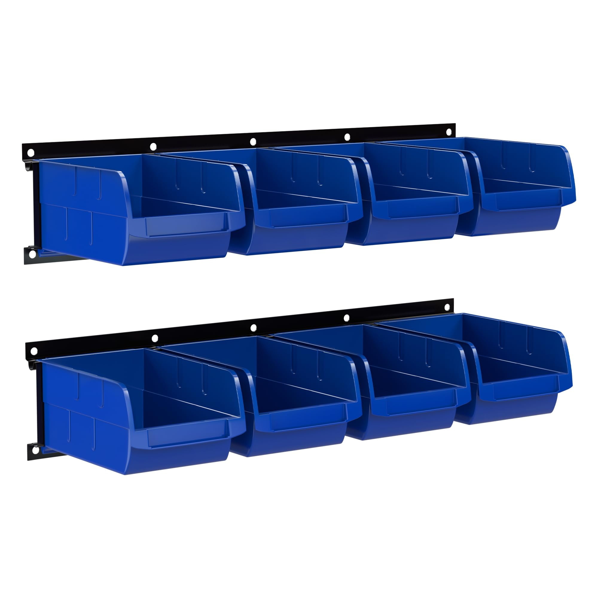 UNITEDPOWER wall mounted garage storage bin, Parts Rack, Plastic ...