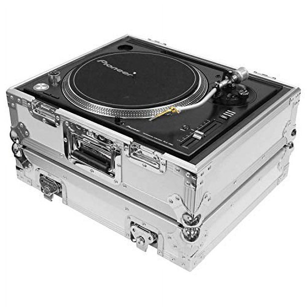 UNIVERSAL 1200 STYLE DJ TURNTABLE CASE, WHITE - Walmart Business Supplies