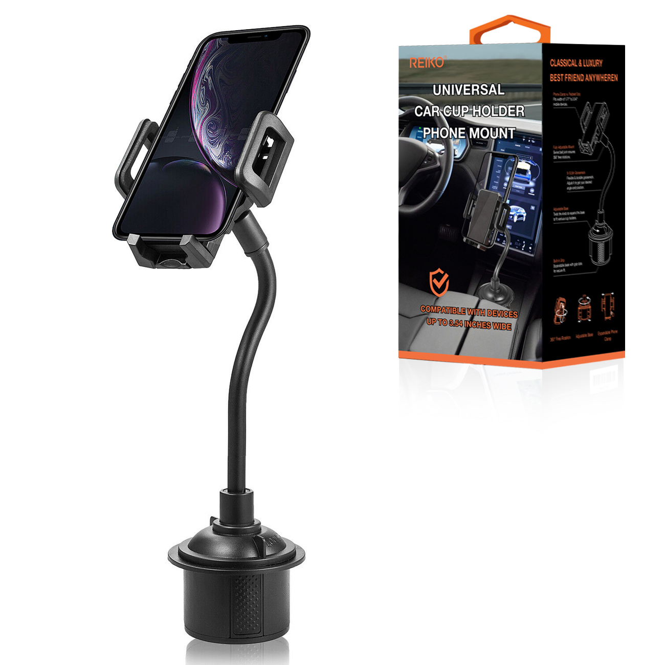 UNIVERSAL CELL PHONE HOLDERS Universal Phone Stand Car Holder Long Neck ...