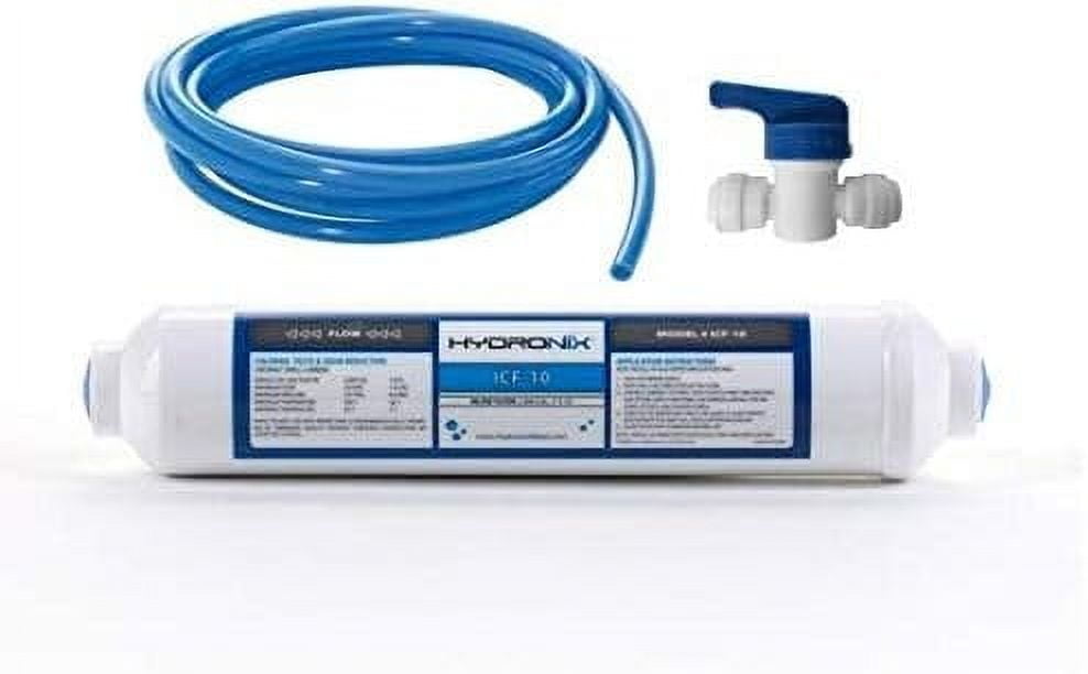 UNIVERSAL Fridge Inline Carbon Refrigerator filter kit, Remove Chlorine ...
