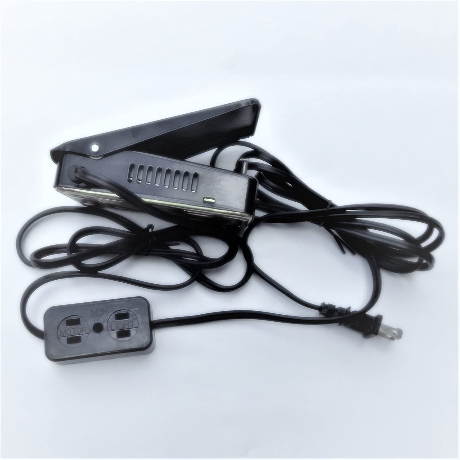 UNIVERSAL HOME SEWING MACHINE FOOT CONTROL PEDAL W/LIGHT & MOTOR BLOCK ...
