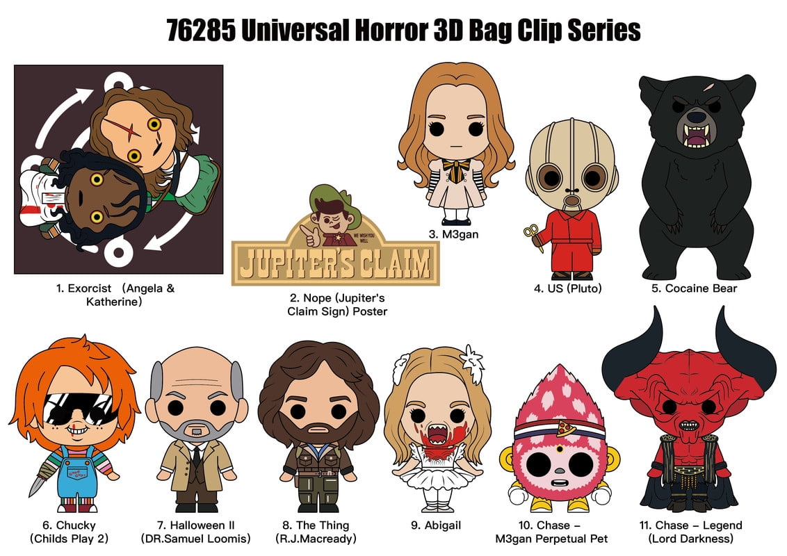 UNIVERSAL HORROR 3D Foam Bagclip - SERIES 4 - Walmart.com
