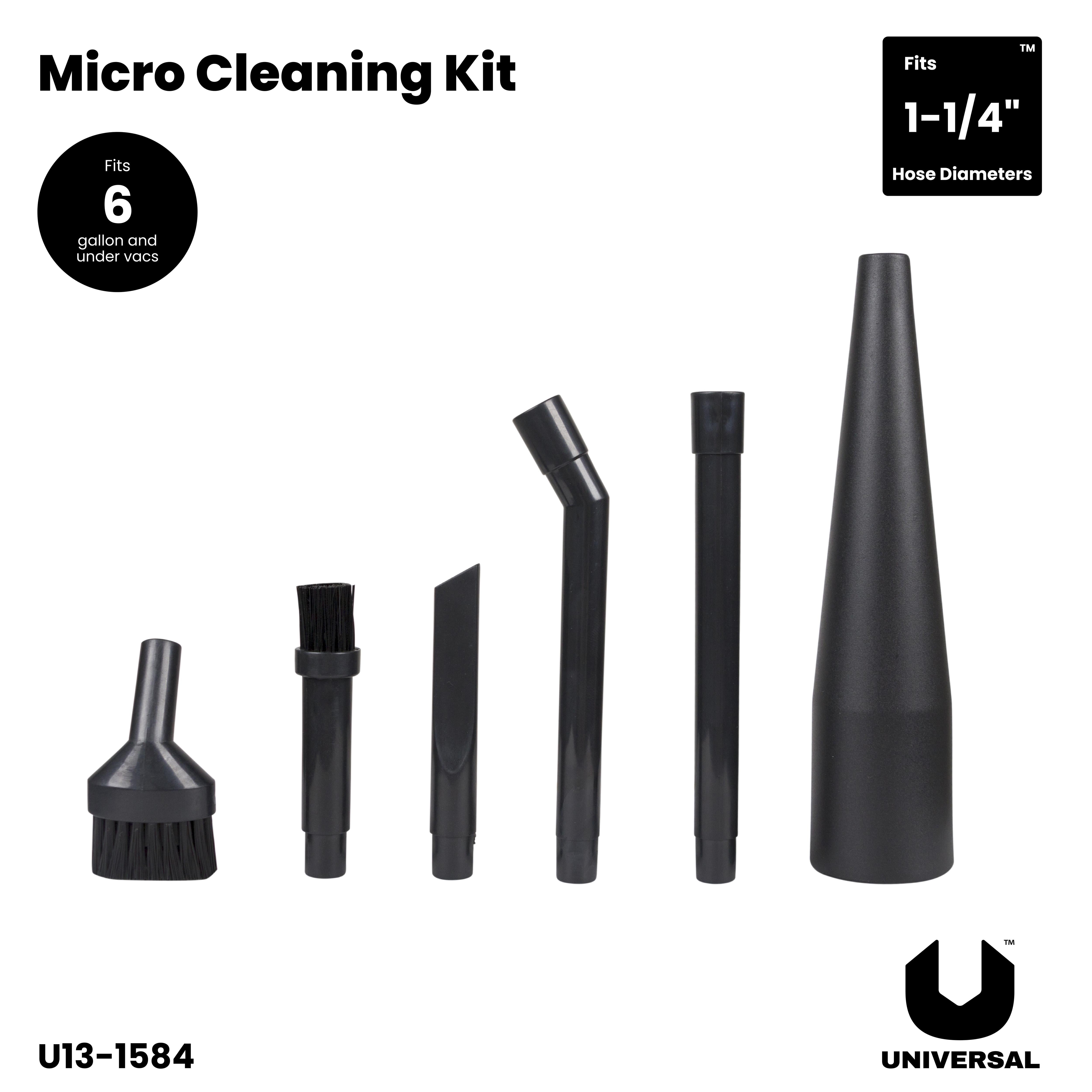 Universal Micro Cleaning Kit for Wet/Dry Vacuum - Walmart.com