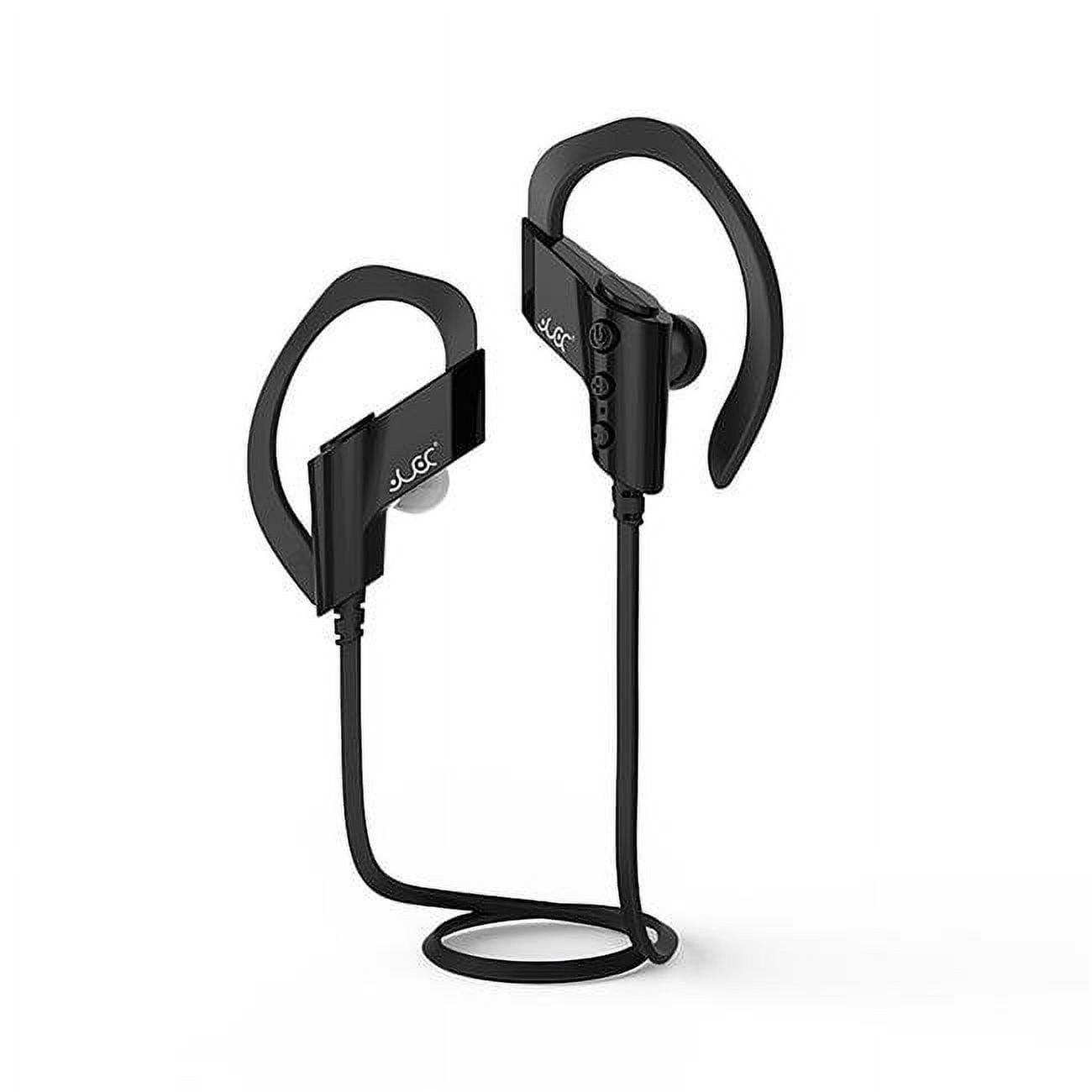 UNIVERSAL WIRELESS BLUETOOTH SPORTY HANDS-FREE HEADSET - METALLIC BLACK ...