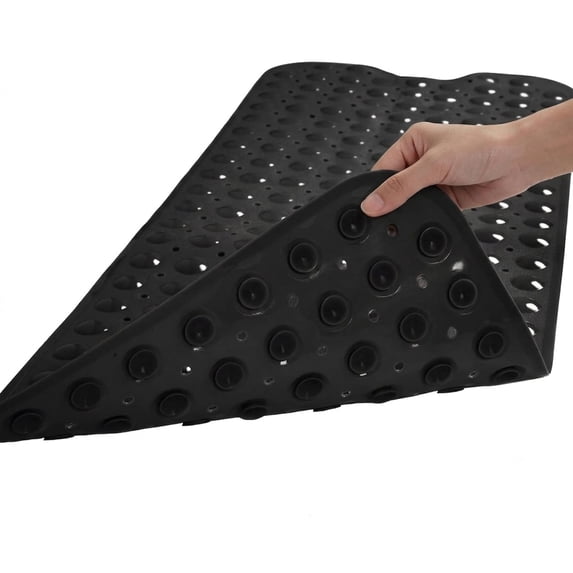 UNIWELL Bathtub Mat with Suction Cups , 40*16inch Non Slip PVC Shower ...
