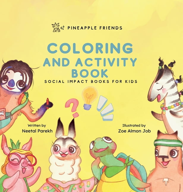 Pineapple Friends Pineapple Friends Coloring and Activity Book: Series ...