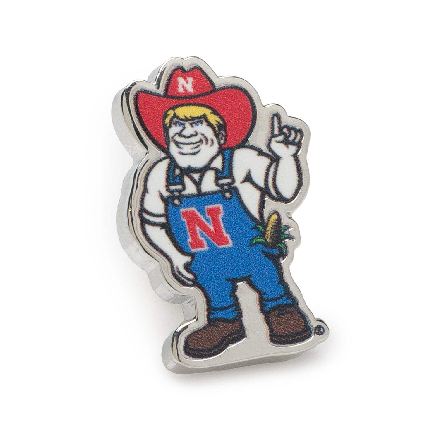 NCAA Nebraska Herbie Husker Mascot Lapel Pin - Walmart.com