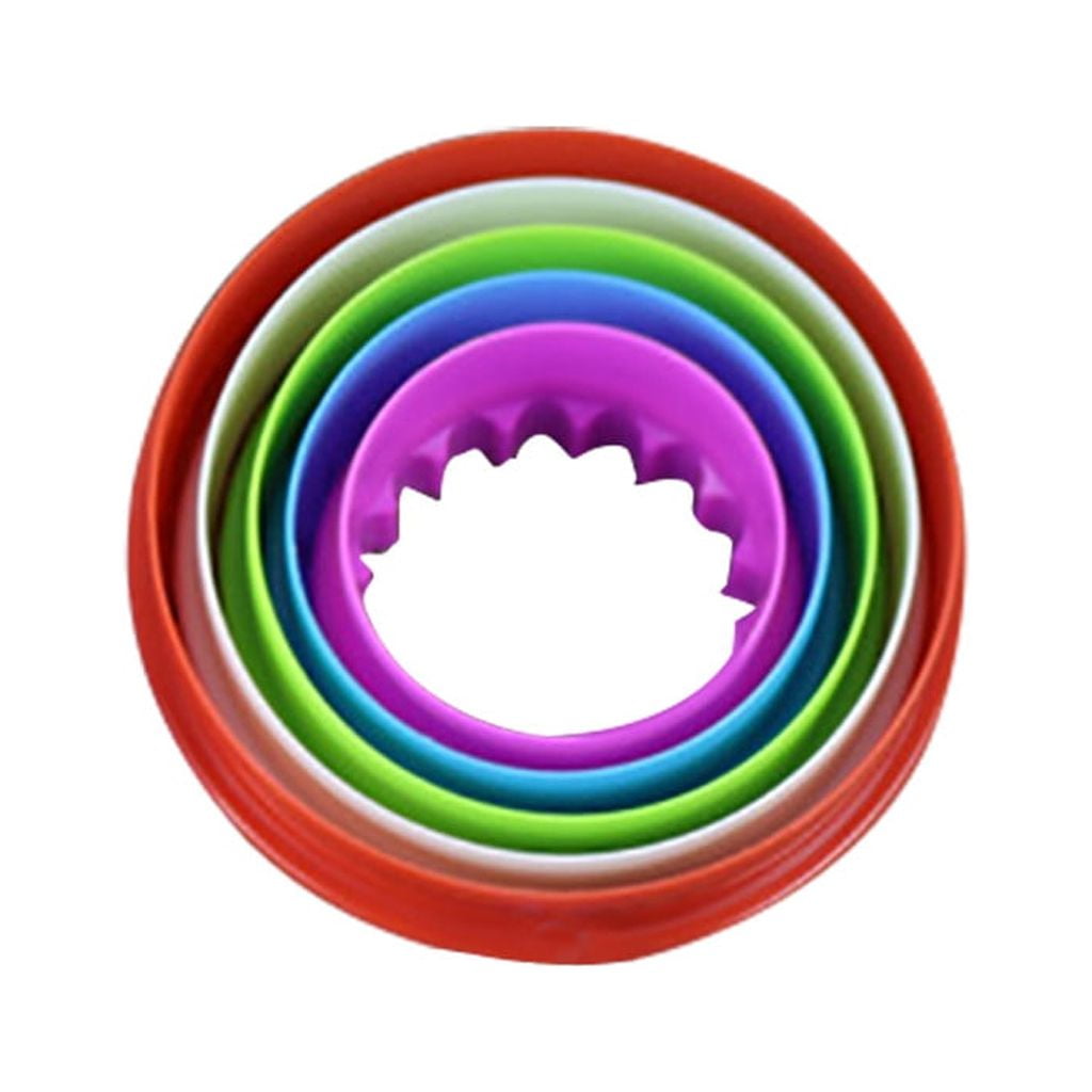 UNLLLL 5PC Pentagonal,Circular,Tree,Three Patterns Biscuits Turnover ...