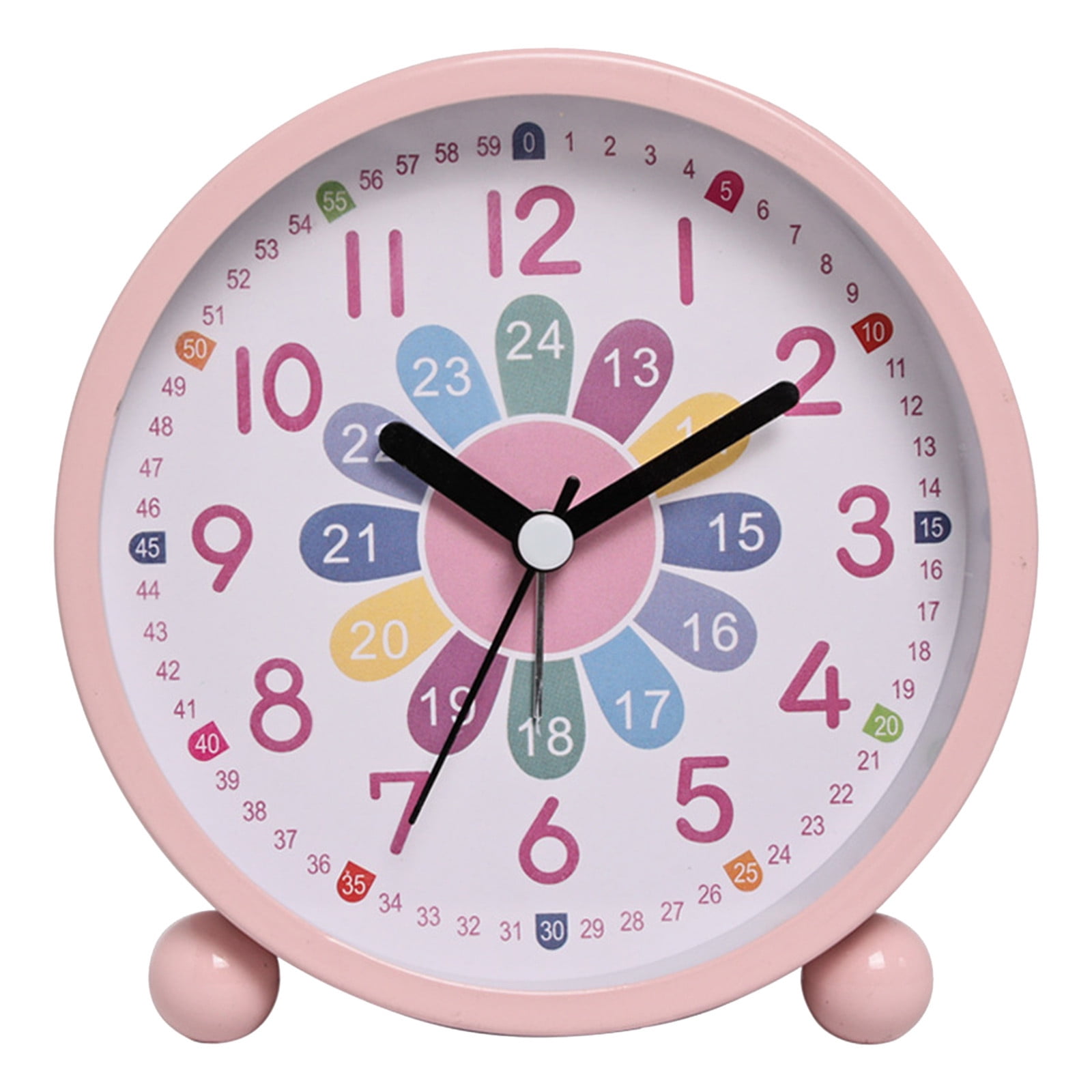 UNLLLL Children's Alarm Clock, Analogue Alarm Clock, No Ticking ...