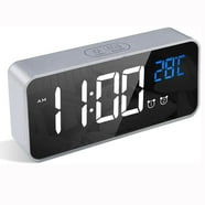 Sharp Alarm Clock with 2X Outlets, Surge Protect, Rapid USB Charge, LED ...