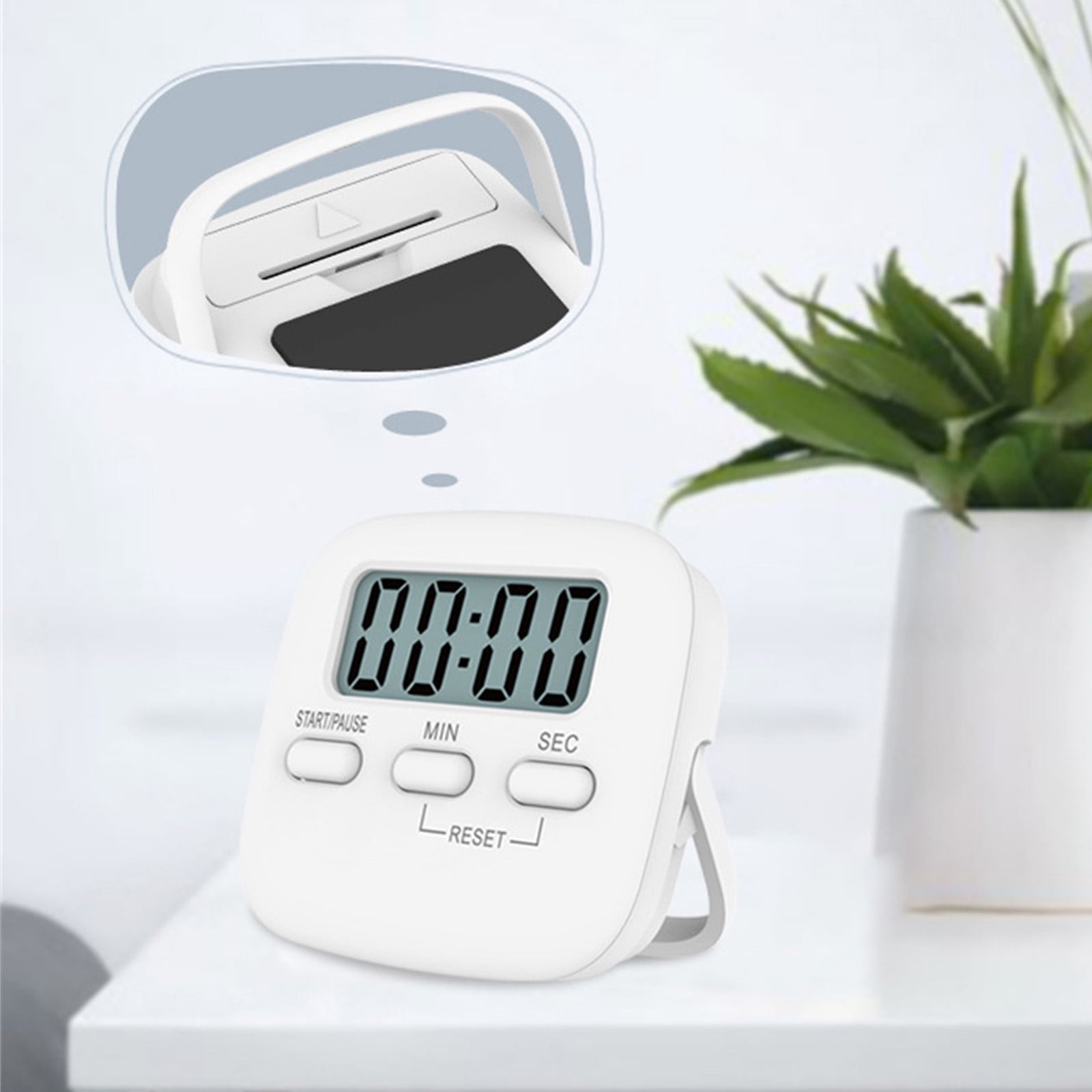 UNLLLL Digital Kitchen Timer Magnetic Countdown Stopwatch Timer For ...