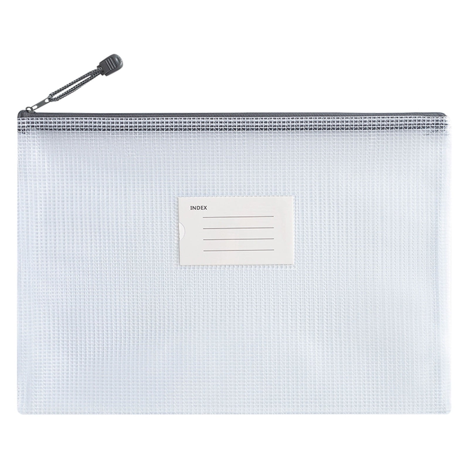 UNLLLL Mesh Zipper Bags Document Bag, A4 Document Pouches File Folders ...