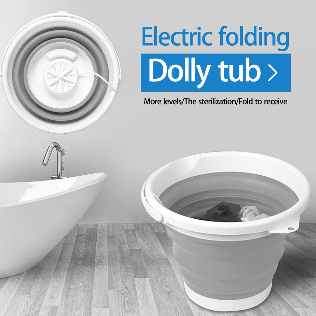 UNLLLL Mini Turbo Washing Machine USB Portable Washing Machine with ...