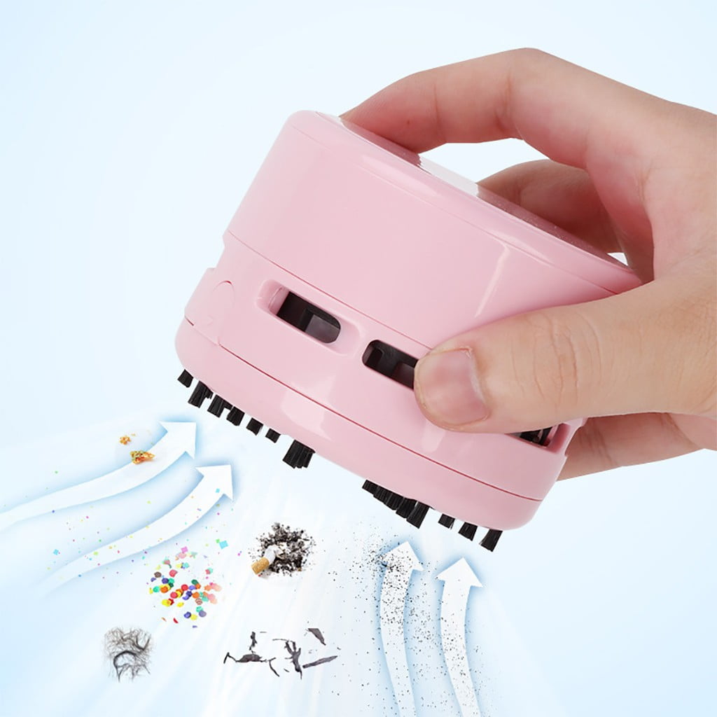 UNLLLL Mini Vacuum Cleaner Office Desk Home Table Sweeper Desktop ...