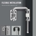UNLLLL Multi Angle Security Barrel Bolt, Non Perforated Door Bolt for ...