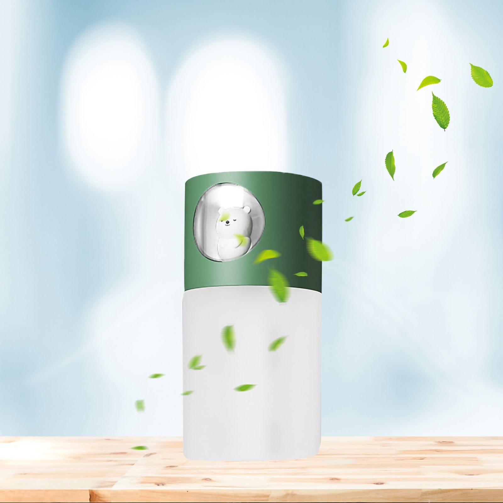 UNLLLL Small Silent Humidifier For Bedside Table, 270ML Capacity ...